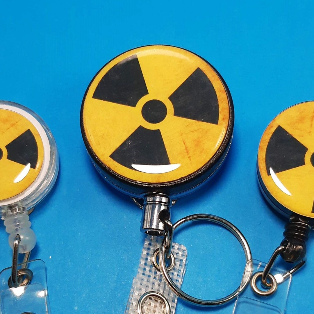 Badge Reel Radiological Hazard - Stethoscope ID Tags - Great for Xray ...