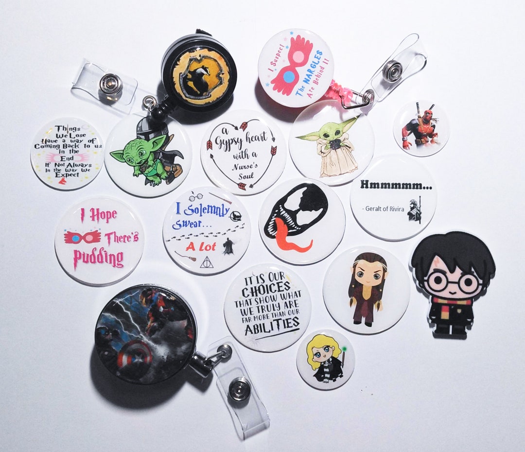 Base for Interchangeable Magnetic Badge Reel ID Holder - Etsy