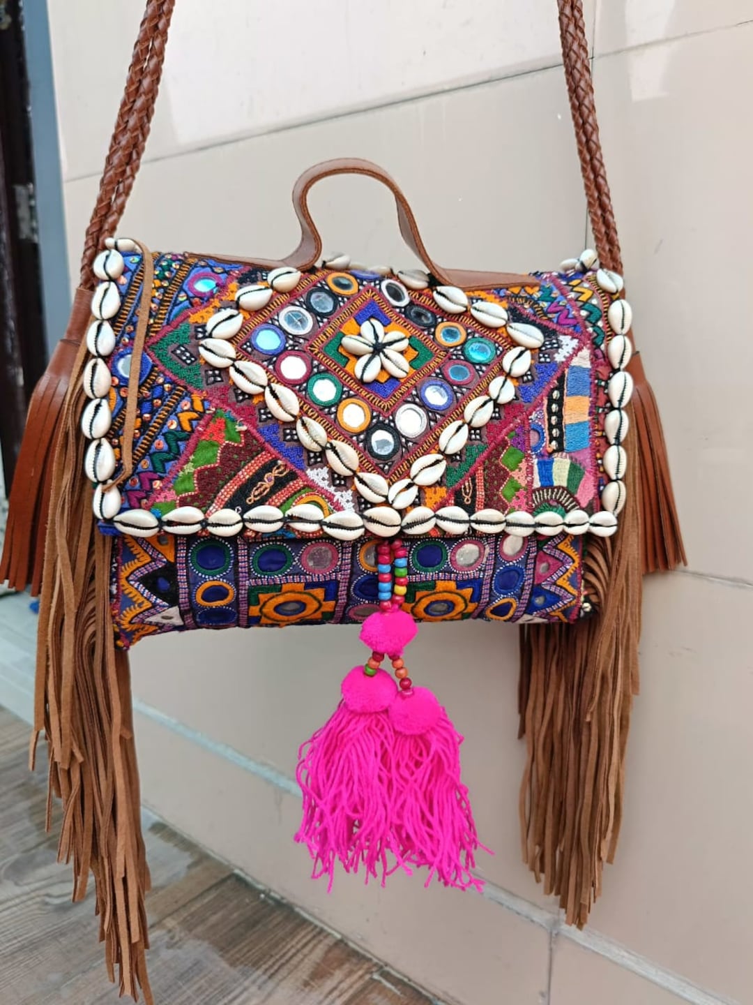 Exquisite Handcrafted Banjara Bohemian Bag Stylish Boho Crossbody Bag ...