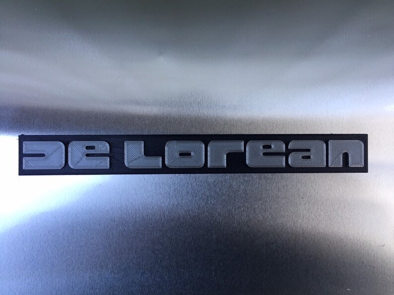 DMC DeLorean Emblem Logo Badge Sign Back To The Future | Etsy