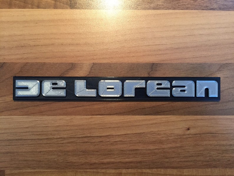 DMC DeLorean Emblem Logo Badge Sign Back To The Future | Etsy