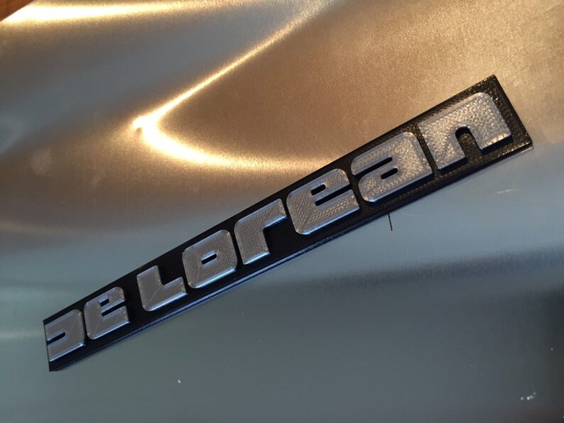 DMC DeLorean Emblem Logo Badge Sign Back To The Future | Etsy