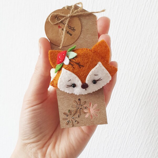 Felt Fox - Etsy