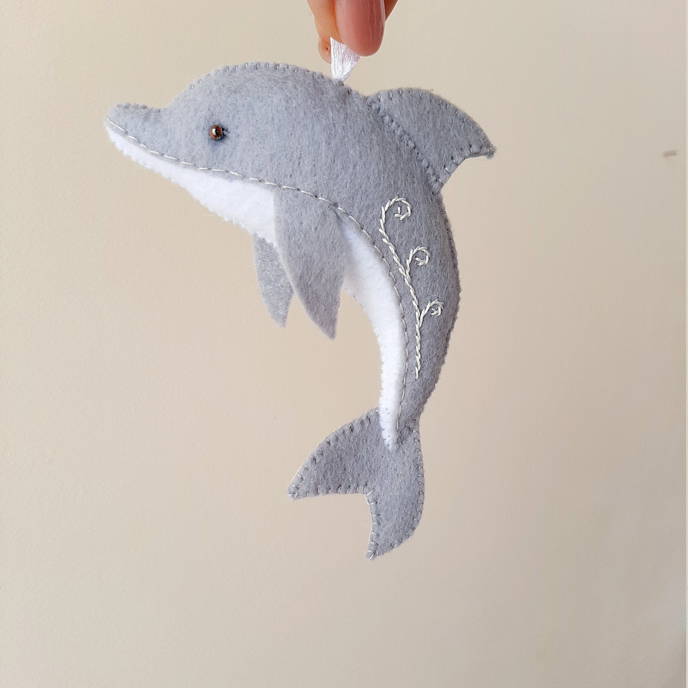 Dolphin. PDF Dolphin. Felt Garland. Sea life. Bored at home. | Etsy