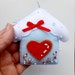 Easy Winter House Sewing Pattern Blue House Pdf Pattern - Etsy