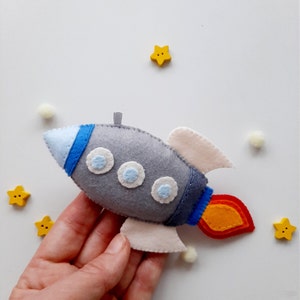 Space Rocket Plush Rocket Felt Rocket Pdf Pattern Learn Space Rocket ...