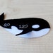 Felt Orca Pattern Killer Whale PDF Pattern Easy Orca Stuffed Animal ...