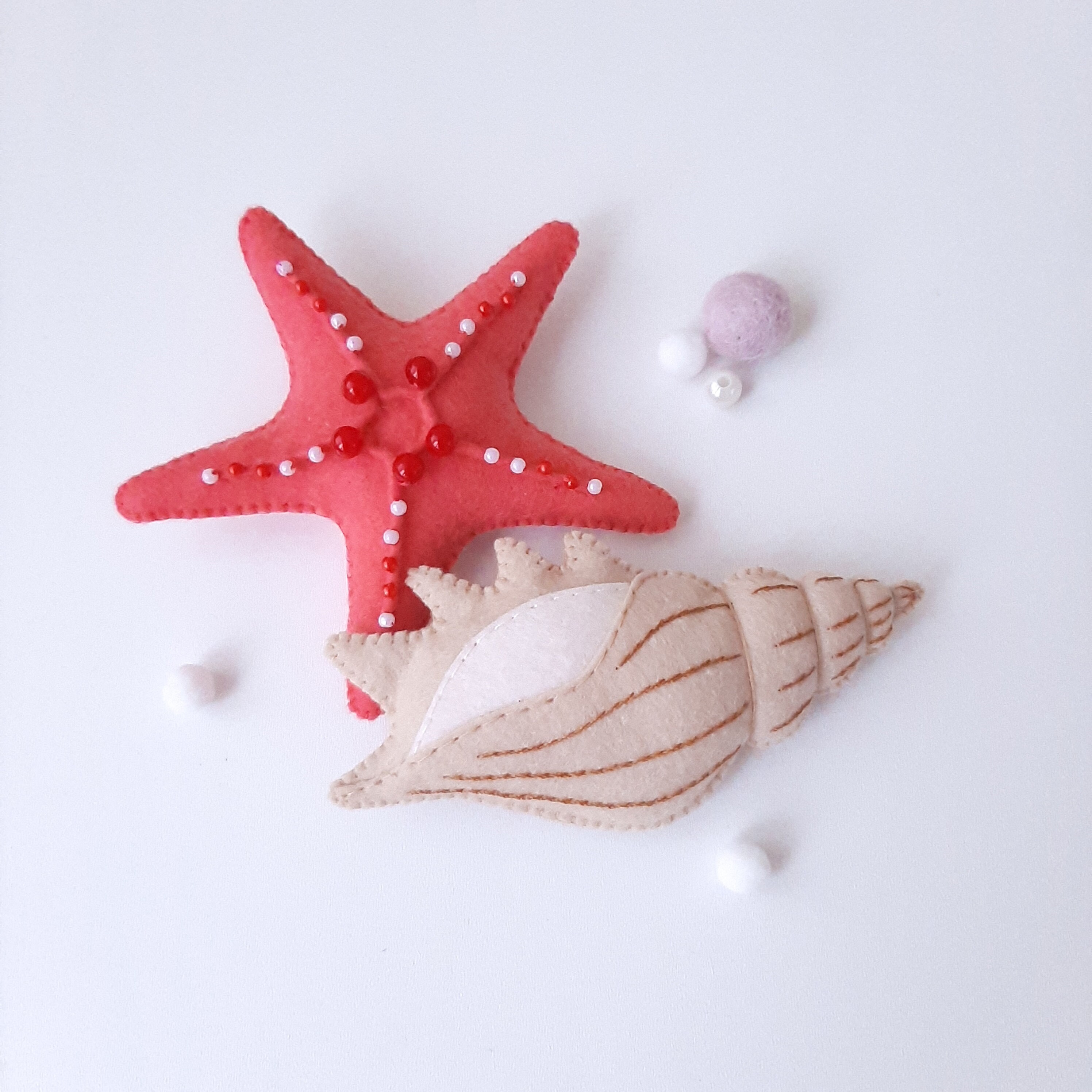 Sea Shell Felt PDF Pattern Download, Plush Sewing Pattern for Conk ...