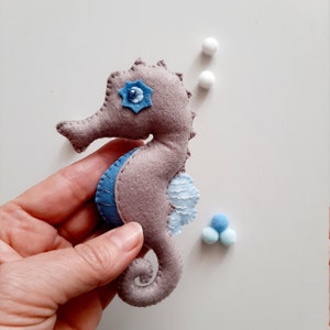 Seahorse PDF Pattern. Cute Seahorse Plush Sewing Pattern PDF Tutorial ...