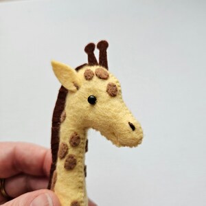 Giraffe PDF, SVG Pattern, Felt Giraffe Sewing Tutorial, Safari Animal ...