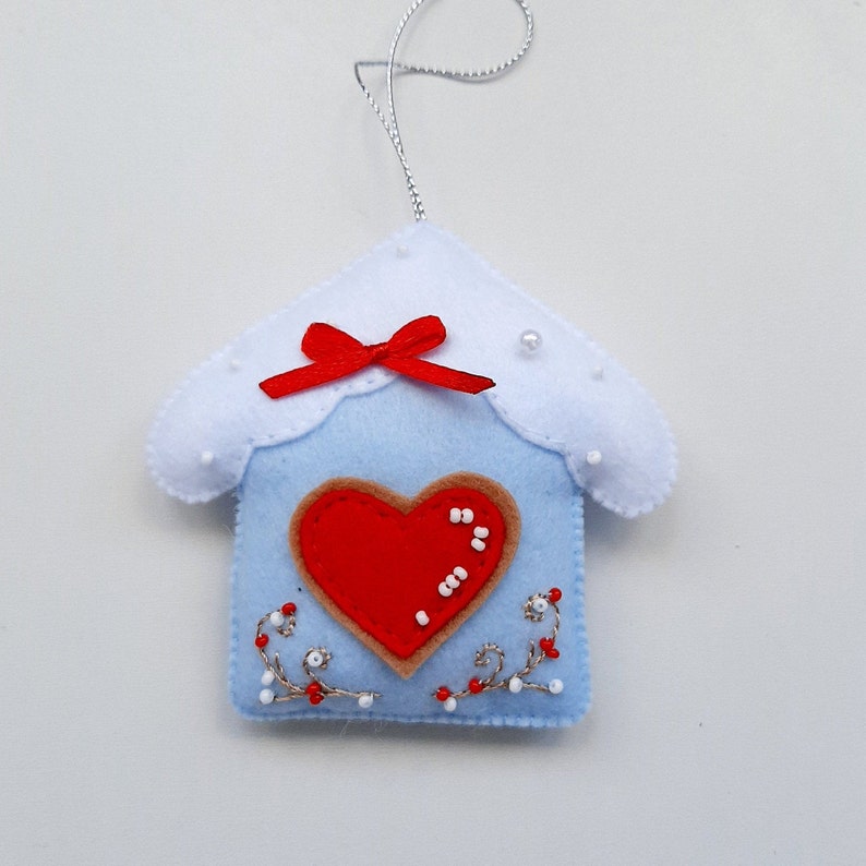 Easy Winter House Sewing Pattern Blue House Pdf Pattern | Etsy