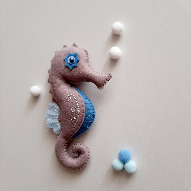 Seahorse PDF Pattern. Cute Seahorse Plush Sewing Pattern PDF - Etsy