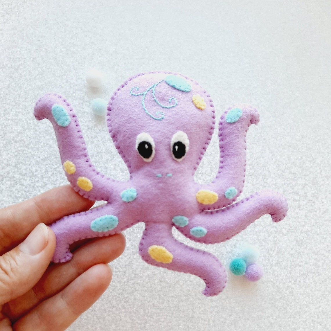 Octopus Sewing Pattern Felt Sea Creatures Pdf Pattern Octopus - Etsy UK