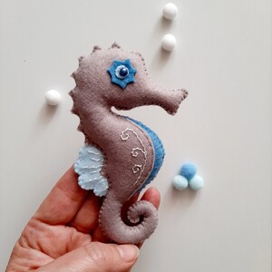 Seahorse PDF Pattern. Cute Seahorse Plush Sewing Pattern PDF Tutorial ...