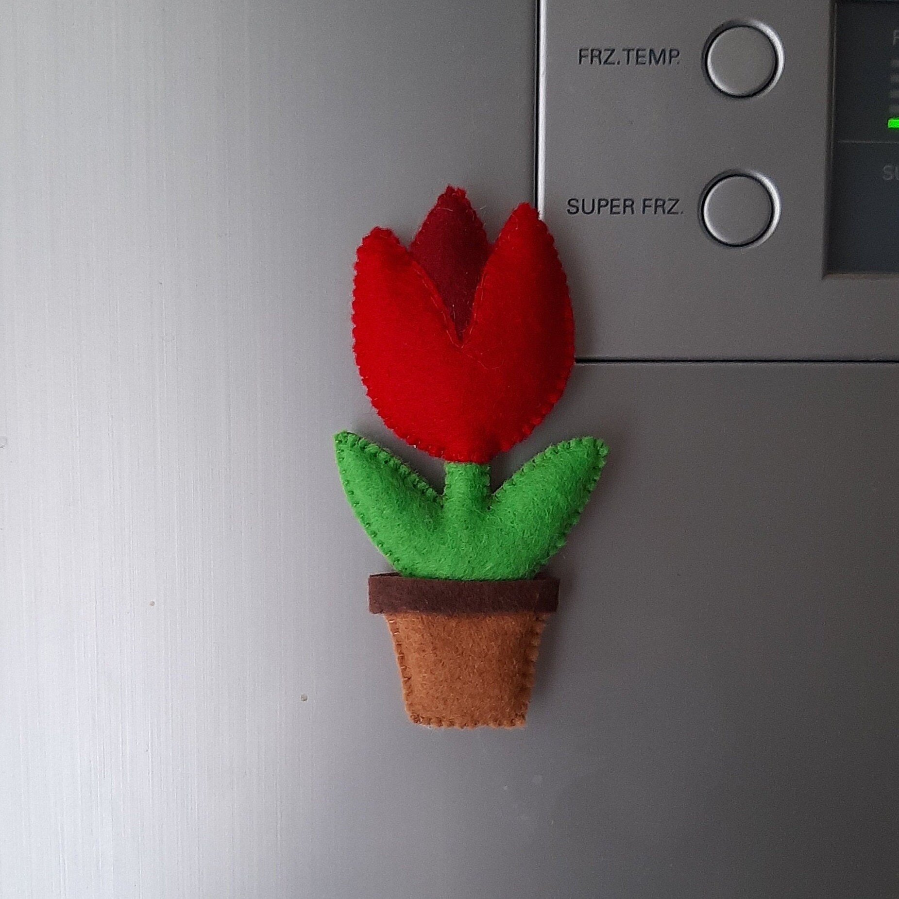 Spring Tulip Pdf Felt Flower Pattern Flower Template Plush Toy | Etsy