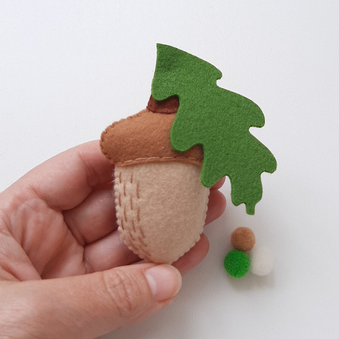 Acorn Felt Pattern, Acorn PDF SVG Pattern, Woodland Party Favors Sewing ...