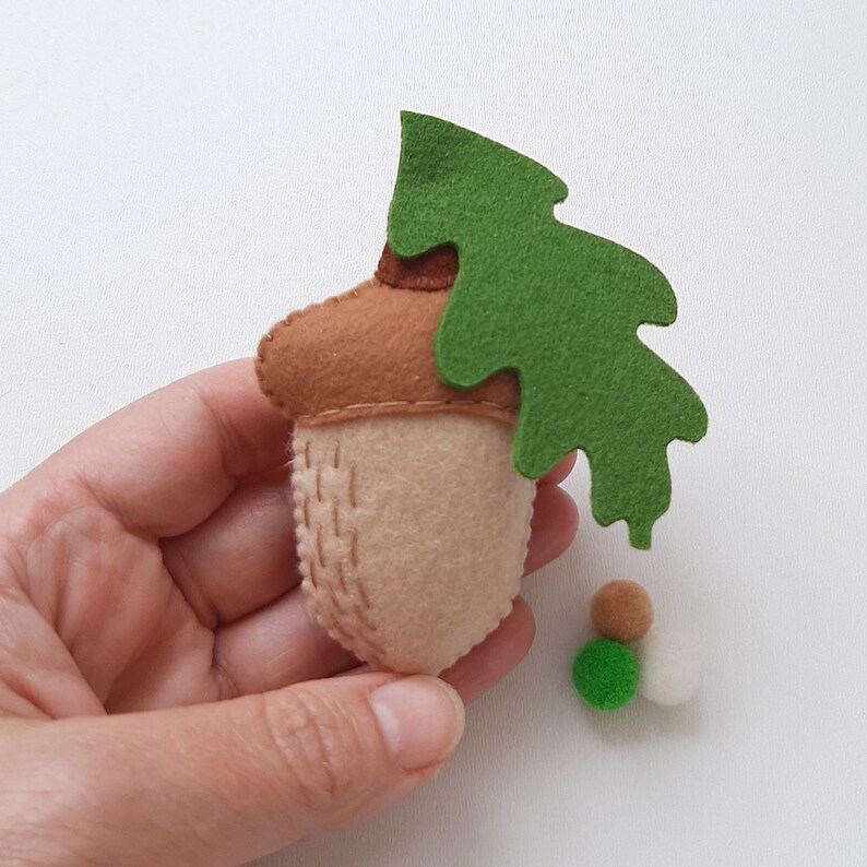 Acorn Felt Pattern, Acorn PDF SVG Pattern, Woodland Party Favors Sewing ...