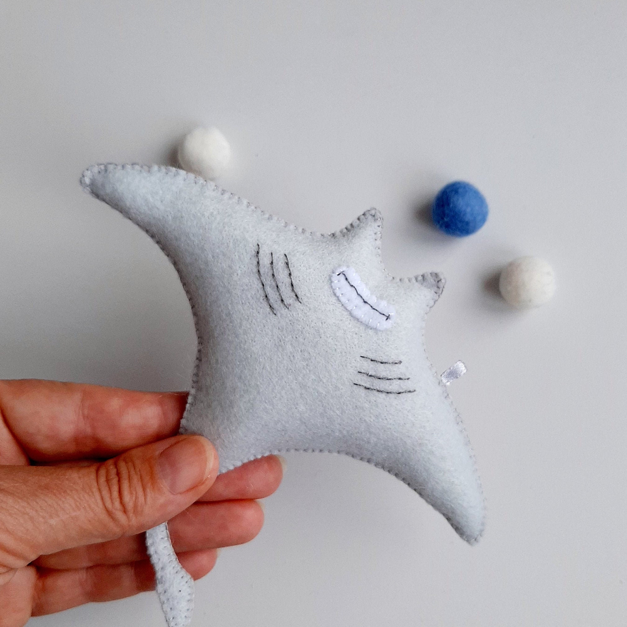 Stingray. Manta Ray Pattern Felt Garland Sea Life Felt - Etsy