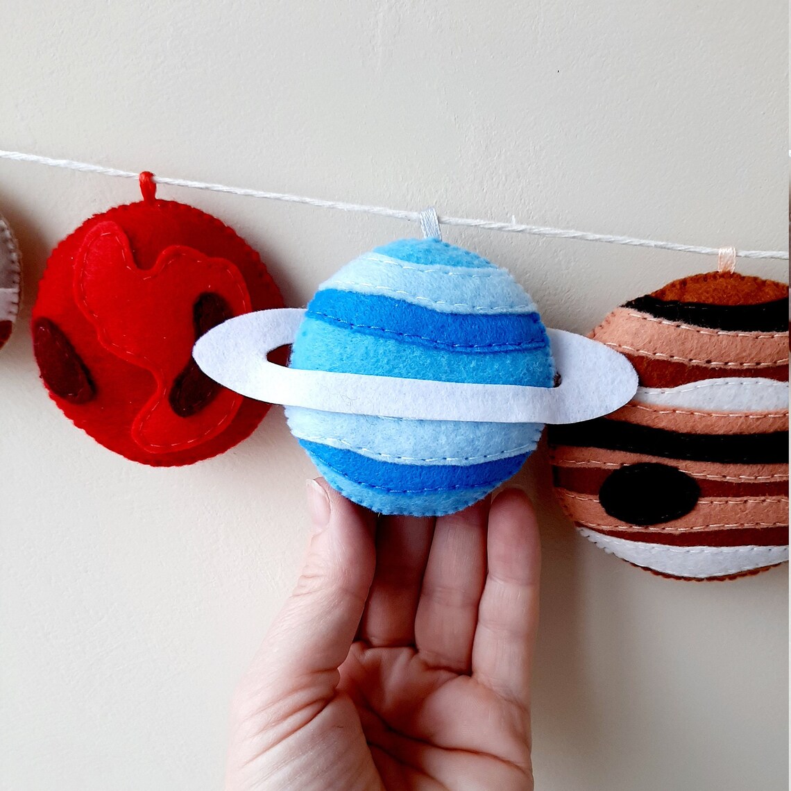 Solar System Planets Sewing Pattern Felt Space Ornaments PDF | Etsy
