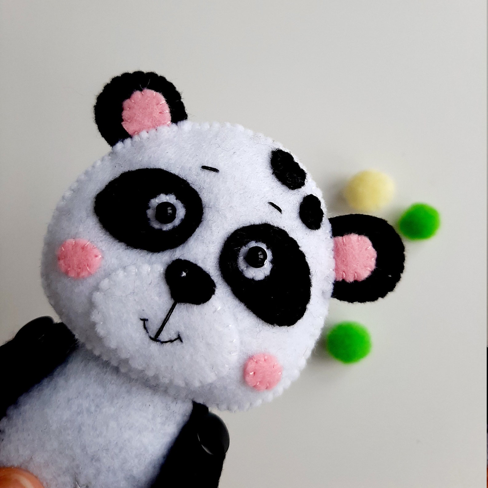 Panda Felt Pattern Pdf Panda Sewing Pattern Animal Hand Sewing - Etsy