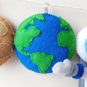Planet Earth Felt Pattern, Earth Ornament Sewing Pattern PDF, Space ...