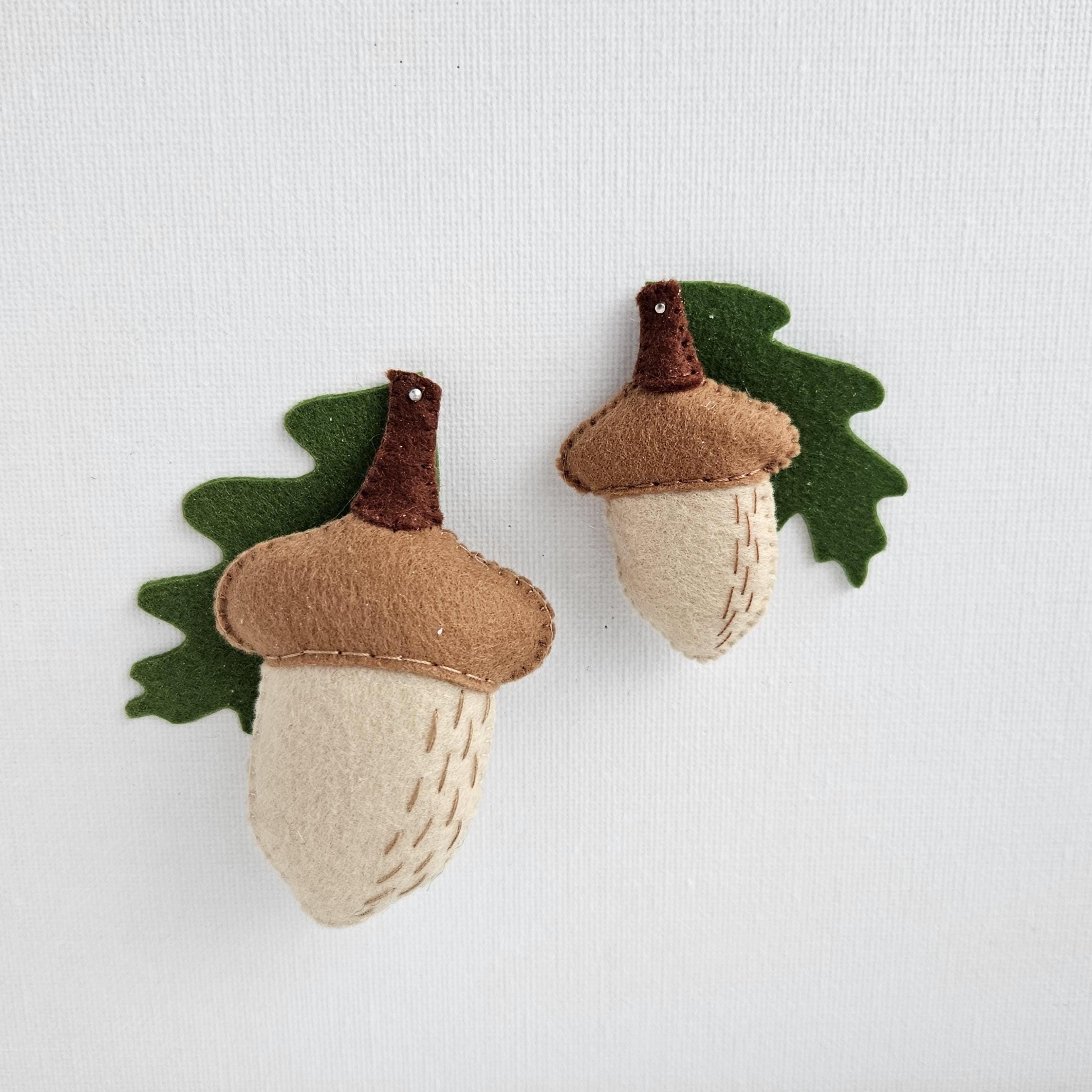 Acorn Felt Pattern, Acorn PDF SVG Pattern, Woodland Party Favors Sewing ...
