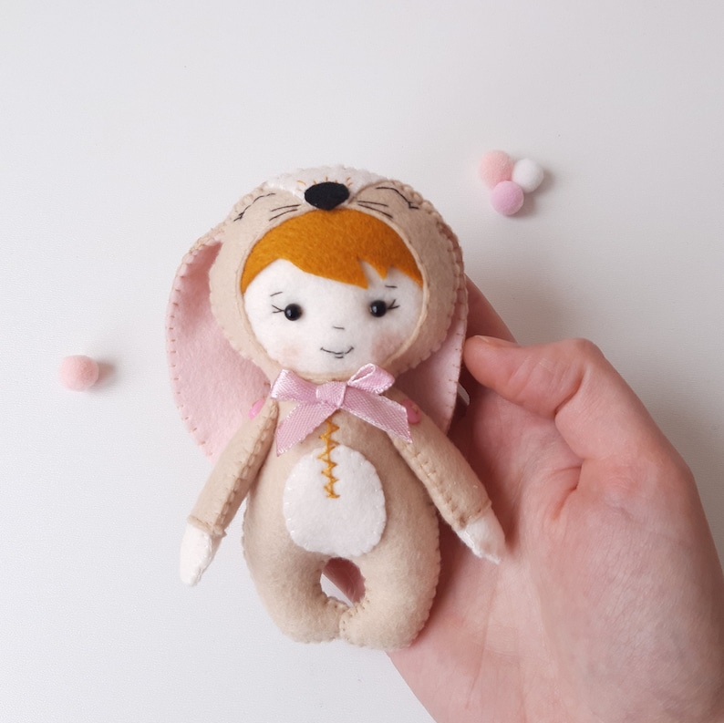 Bunny Sewing Pattern Pdf Felt Doll Pattern Bunny DIY Plush - Etsy