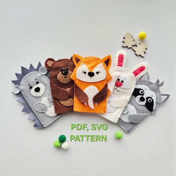Fox Finger Puppet - Etsy