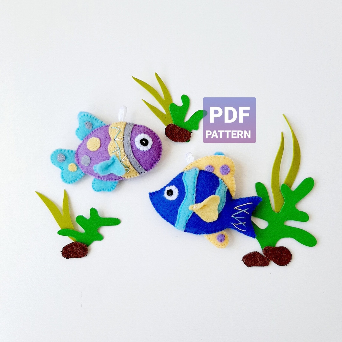 Fish Toy. Fish Sewing Pattern. Fish Gifts. Fish Pattern. Sea - Etsy