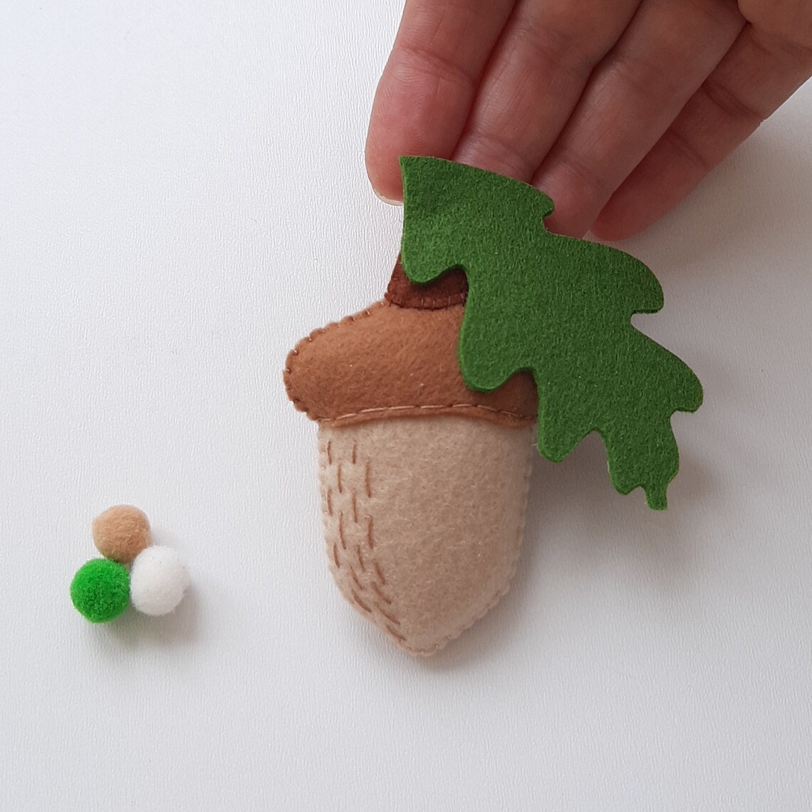 Acorn Felt Pattern, Acorn PDF SVG Pattern, Woodland Party Favors Sewing ...
