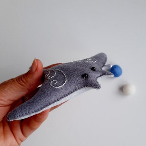 Stingray Felt Pattern, Manta Ray PDF SVG Pattern, Sea Animal Pattern ...