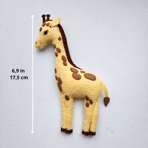 Giraffe PDF, SVG Pattern, Felt Giraffe Sewing Tutorial, Safari Animal ...