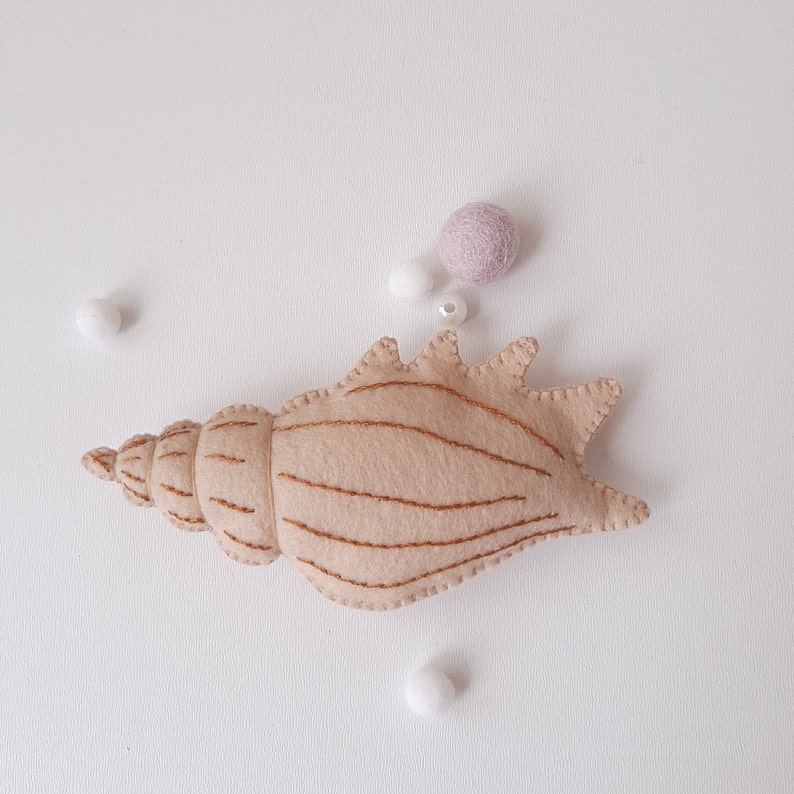 Sea Shell Felt PDF Pattern Download Plush Sewing Pattern for - Etsy