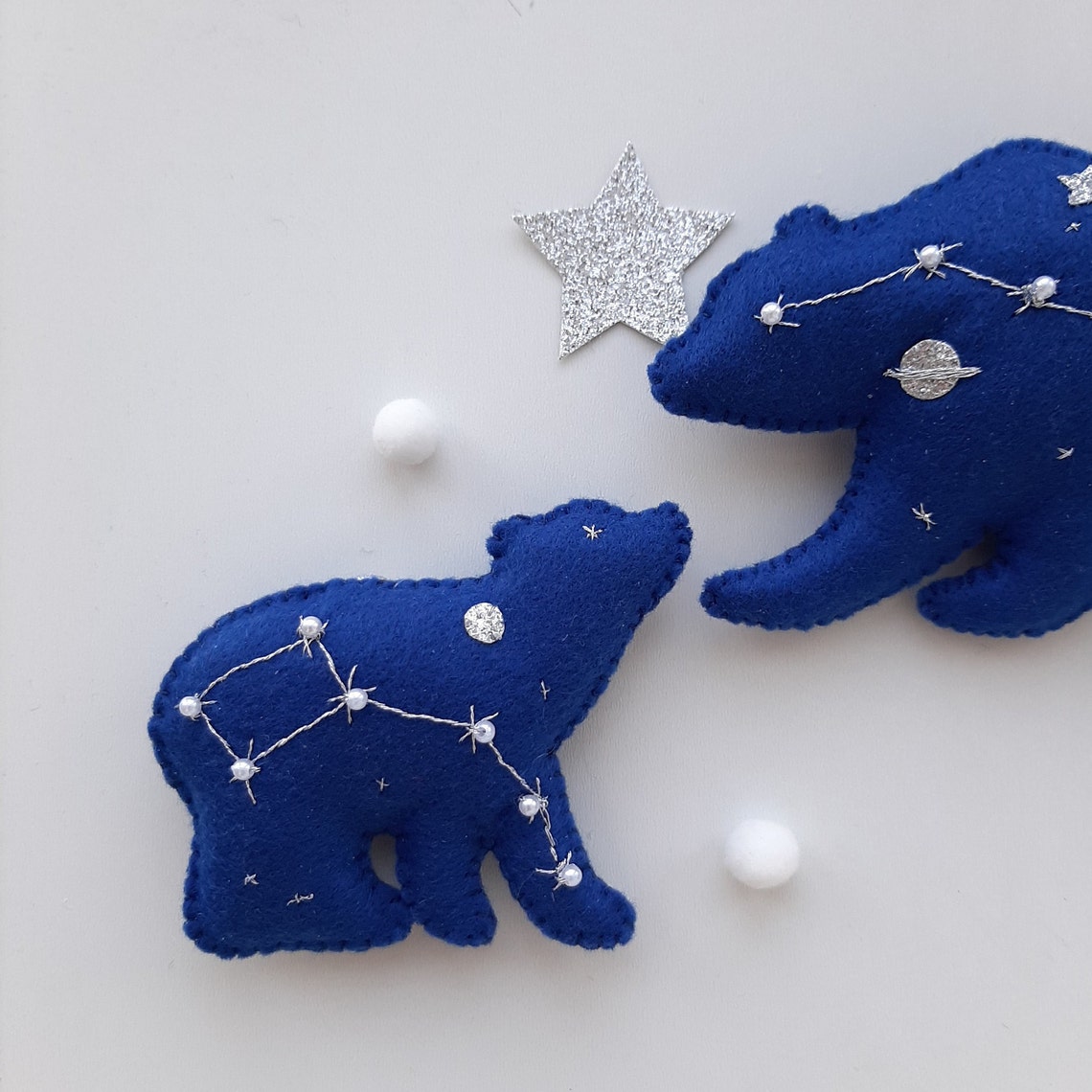 Bear Galaxy Constellation Animals Sewing Pattern PDF Download Celestial ...