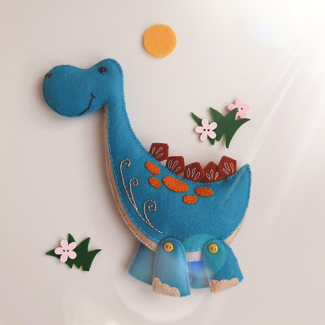 Dinosaur Sewing Pattern Pdf Felt Toys Pattern Pdf Felt - Etsy