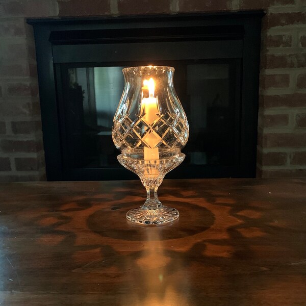 Vintage Partylite Hurricane Lamp - Etsy