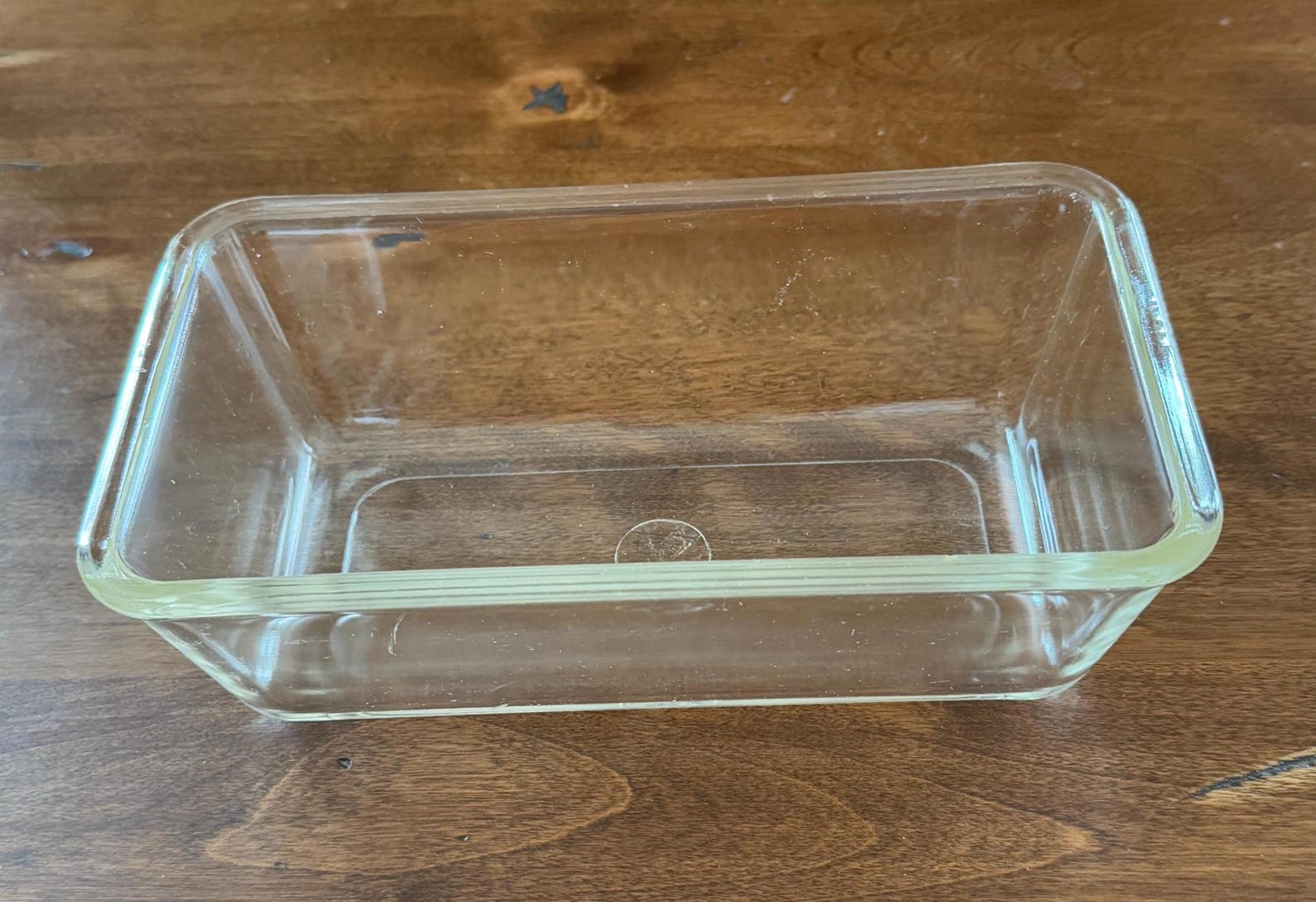 Antique Rare / HTF Pyrex Clear Glass Oblong Bread Pan - #212 - Circa ...