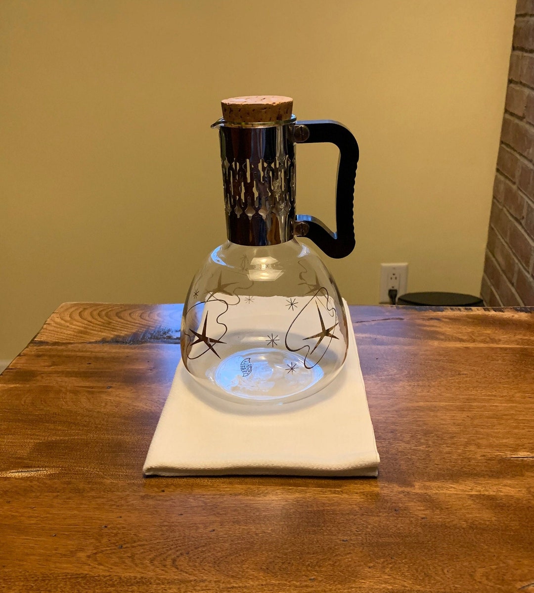 Vintage Weico Beverage Carafe Server W/ Cork Stopper - Excellent ...