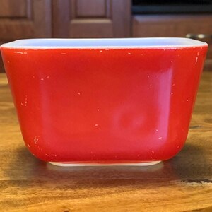 Pyrex Vintage 1950s Primary Color Red Refrigerator Dish 0501 - No Lid ...