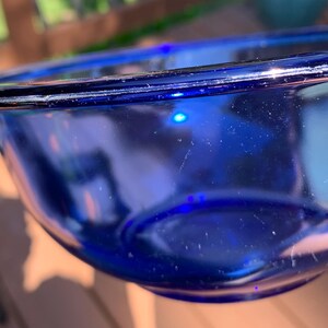 Vintage Pyrex Set of Two Cobalt Blue Nesting Mixing Bowls 322 1 Qt. 323 ...