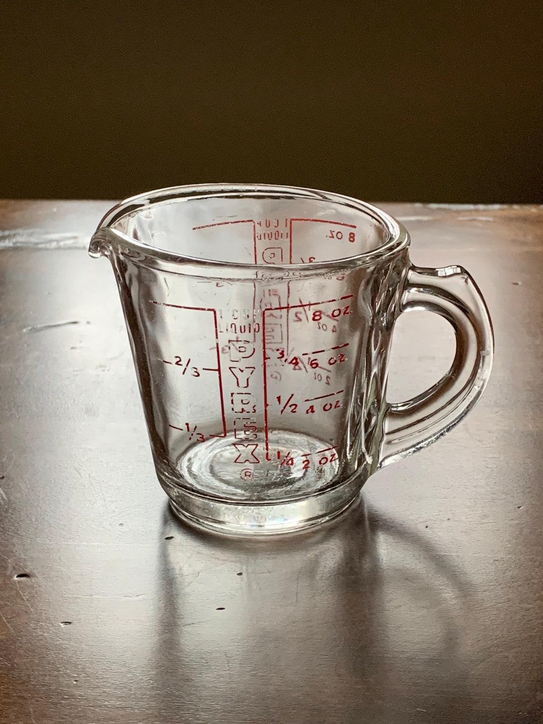 Pyrex Vintage D Handle 1 Cup Measuring Cup - 508 - No Metrics - Good ...