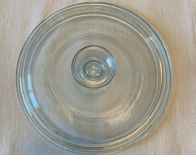 Pyrex Clear Glass Round Replacement Lid G5C - Excellent Condition - Etsy