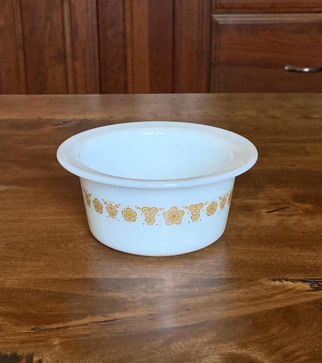 Vintage 1970’s Pyrex Butterfly Gold Butter Tub/bowl - #75. - Excellent ...