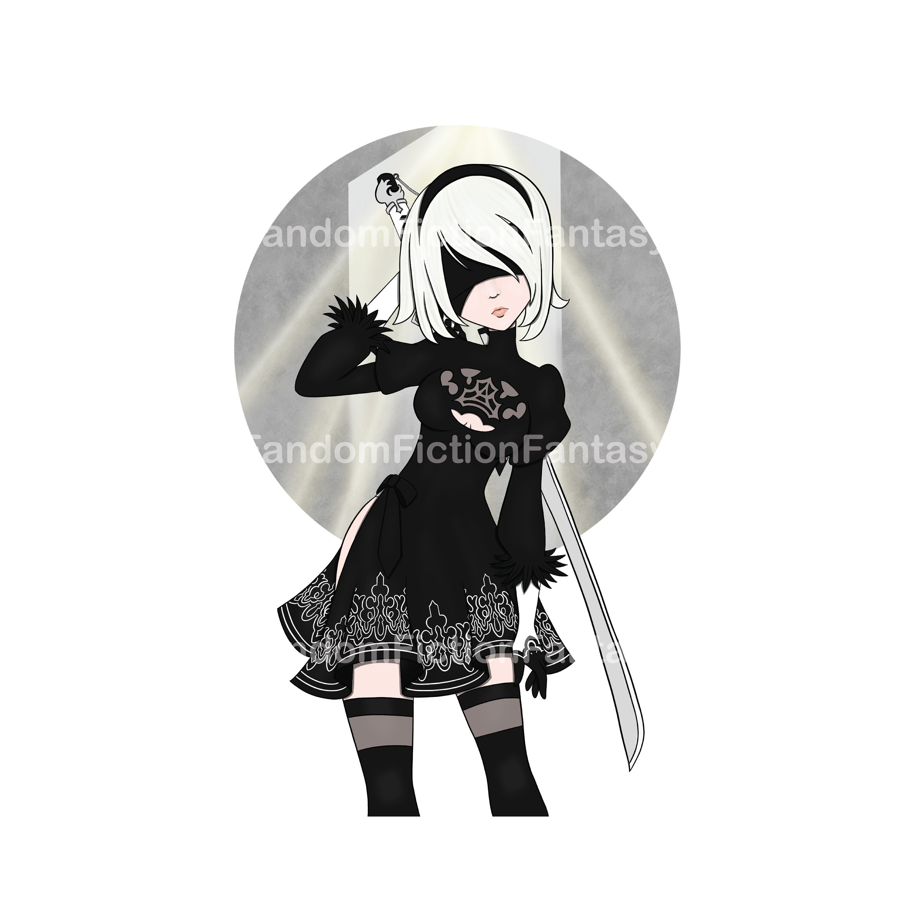 Nier Automata Prints: 2B and A2 - Etsy