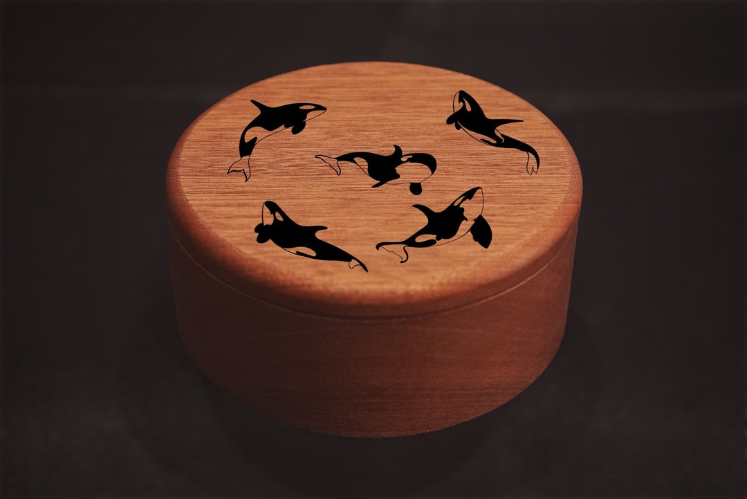 Orca Whale Jewelry Box / Sealife Gift Box / Whale Lover Ring Box - Etsy