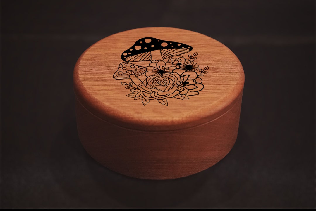 Mushroom Trinket Box / Mushroom Lover Gift / Personalized Jewelry Box ...
