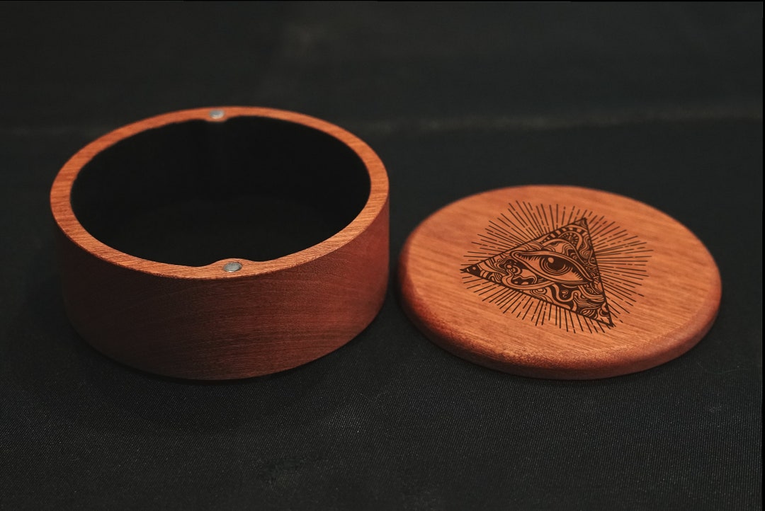 Mystical Eye Jewelry Box / Personalized It/ Aztec Calendar / Mystical ...