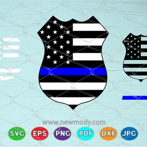 Police Badge SVG Bundle - Police Heart Svg Cut Files - Thin Blue Line ...