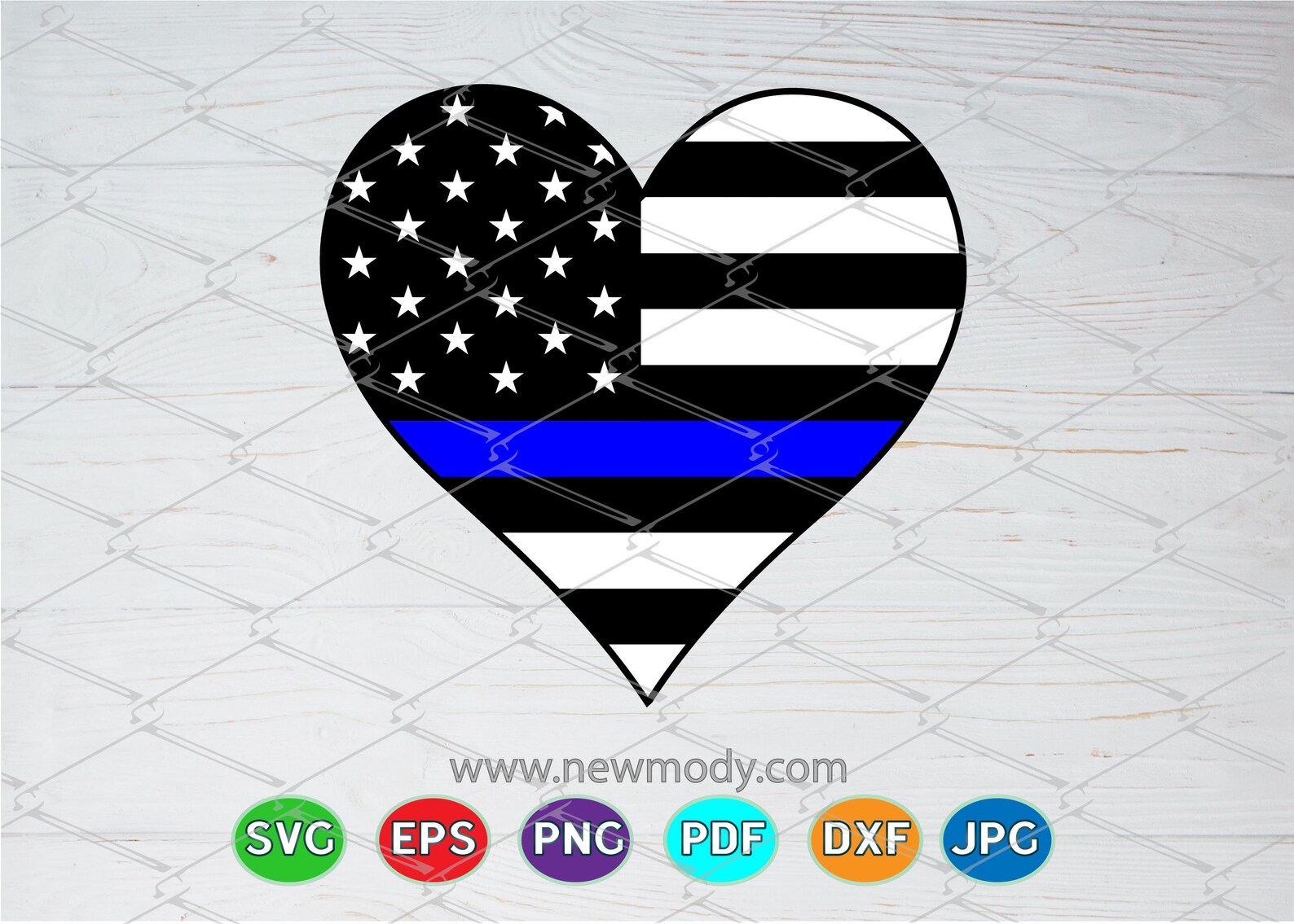 Police Badge SVG Bundle Police Heart Svg Cut Files Thin | Etsy