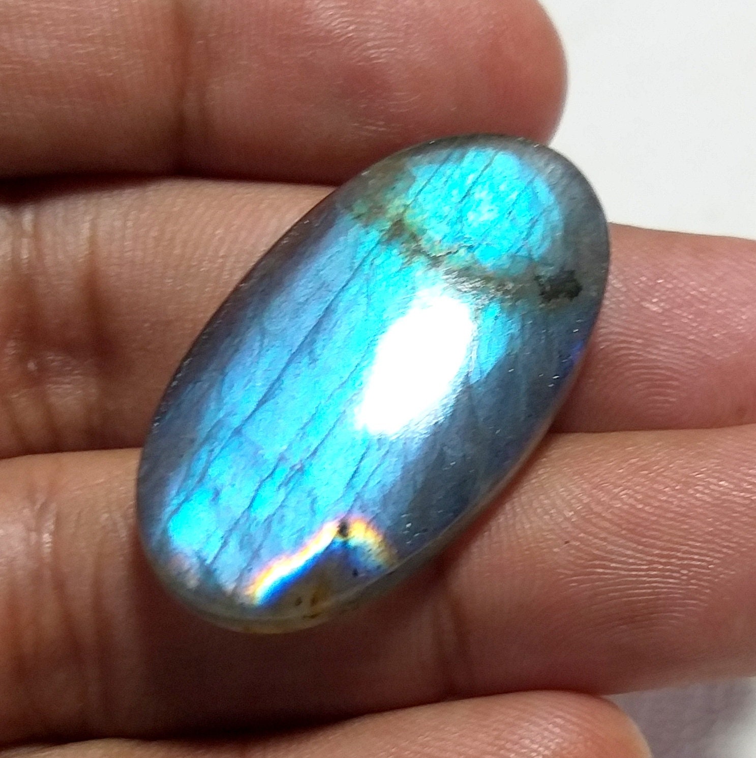 Jewelry Making & Beading Gorgeous Flashy Labradorite Cabochon Loose ...